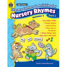 Full-Color Literacy Centers & Activities for Nursery Rhymes Volume 2 ...