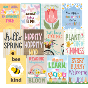 Spring Small Poster Pack - TCR6111 | Teacher Created Resources