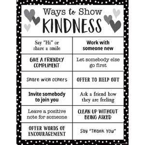Ways to Show Kindness Chart - TCR7514 | Teacher Created Resources