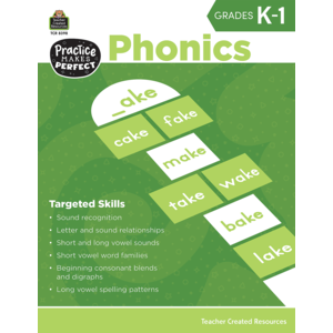 Practice Makes Perfect: Phonics Grade K-1 - TCR8398 | Teacher Created ...