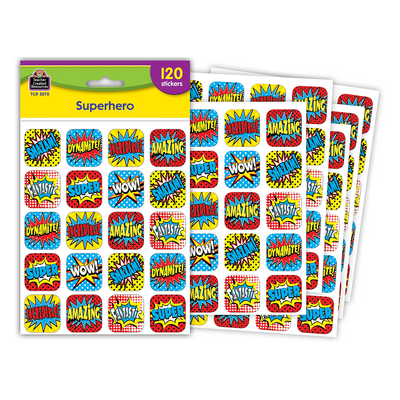 Superhero Stickers - TCR5570 | Teacher Created Resources