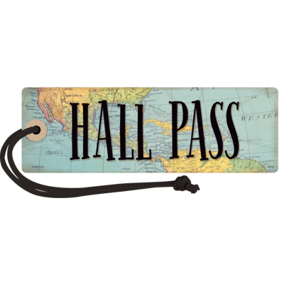 Travel the Map Magnetic Hall Pass - TCR77476 | Teacher Created Resources