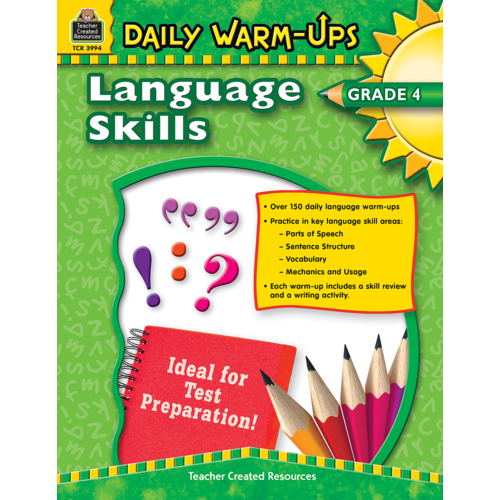 Daily Warm-Ups: Language Skills Grade 4 - TCR3994 | Teacher Created ...