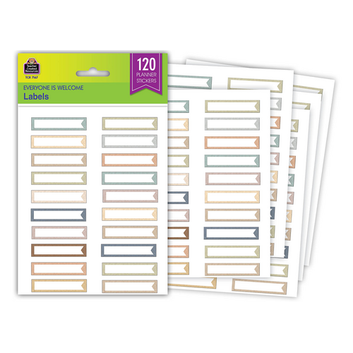 Everyone is Welcome Labels Planner Stickers - TCR7167 | Teacher Created ...