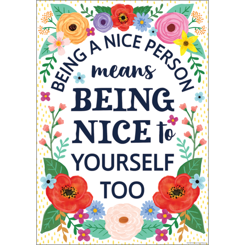 Being a Nice Person Positive Poster - TCR7487 | Teacher Created Resources