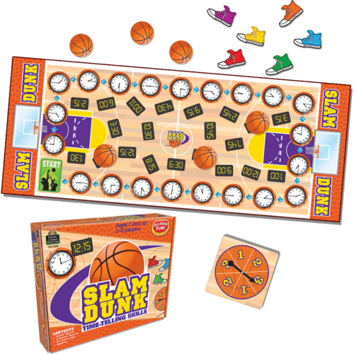 Slam Dunk: Time-Telling Skills Game - TCR7820 | Teacher Created Resources