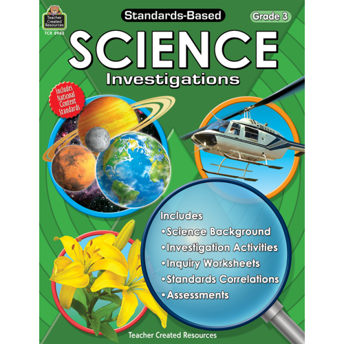 Standards-Based Science Investigations Grade 3 - TCR8963 | Teacher ...