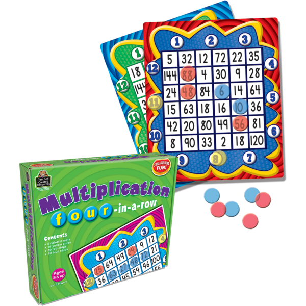Multiplication: Four in a Row Game - TCR7803 | Teacher Created Resources