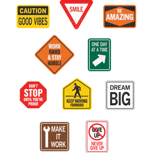 Under Construction Positive Sayings Accents - TCR8742 | Teacher Created ...