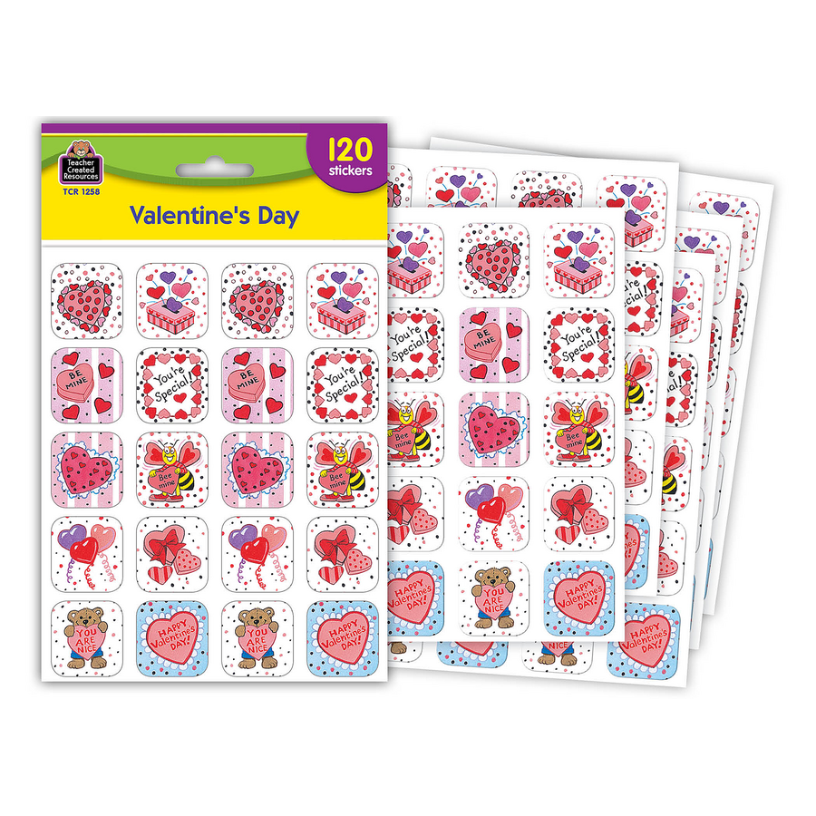 Valentine's Day Stickers - TCR1258 | Teacher Created Resources
