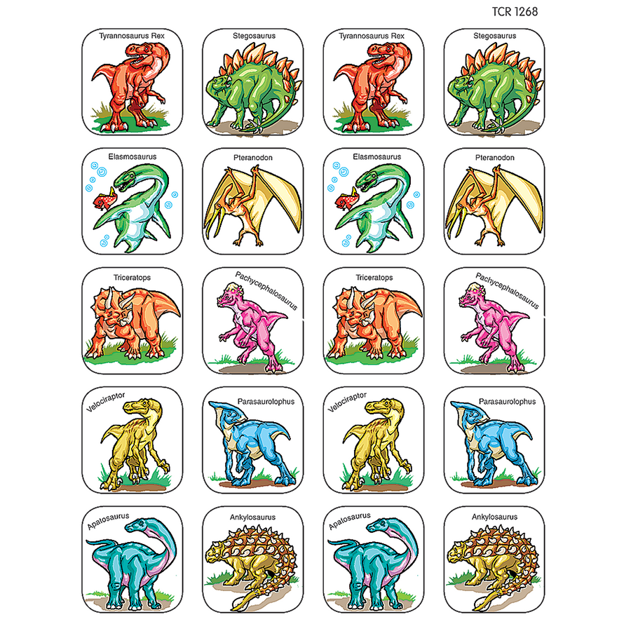 Dinosaurs Stickers - TCR1268 | Teacher Created Resources