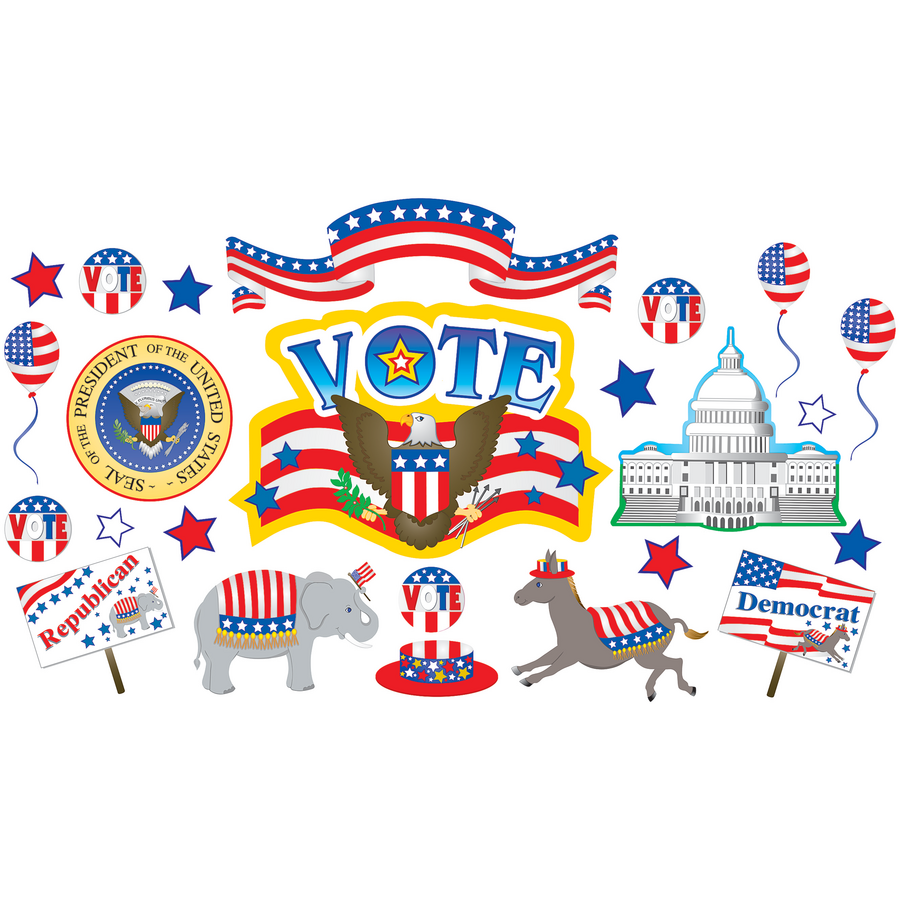 Elections Bulletin Board Display Set - TCR1854 | Teacher Created Resources