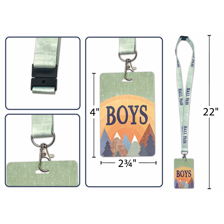 Moving Mountains Hall Pass Lanyards - TCR20321 | Teacher Created Resources