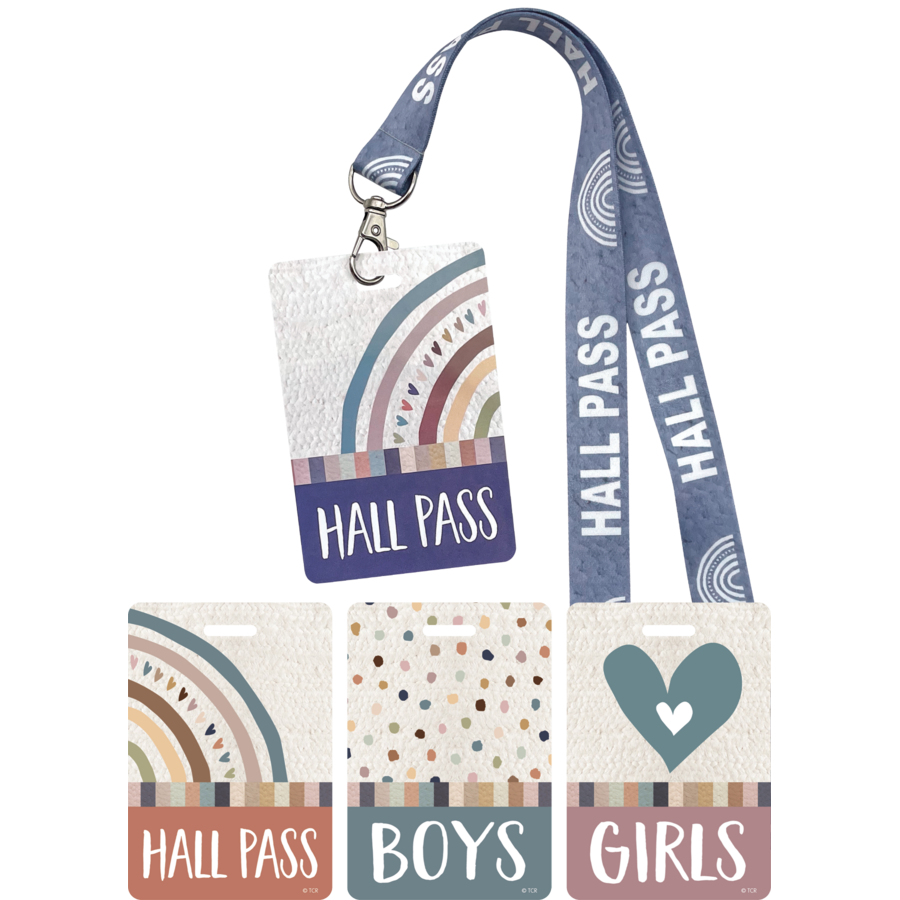 Everyone Is Welcome Hall Pass Lanyards Tcr20323 Teacher Created Resources