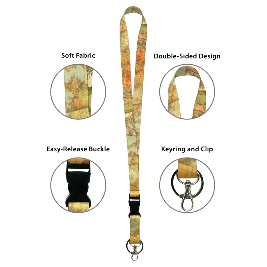 Travel the Map Lanyard - TCR20356 | Teacher Created Resources