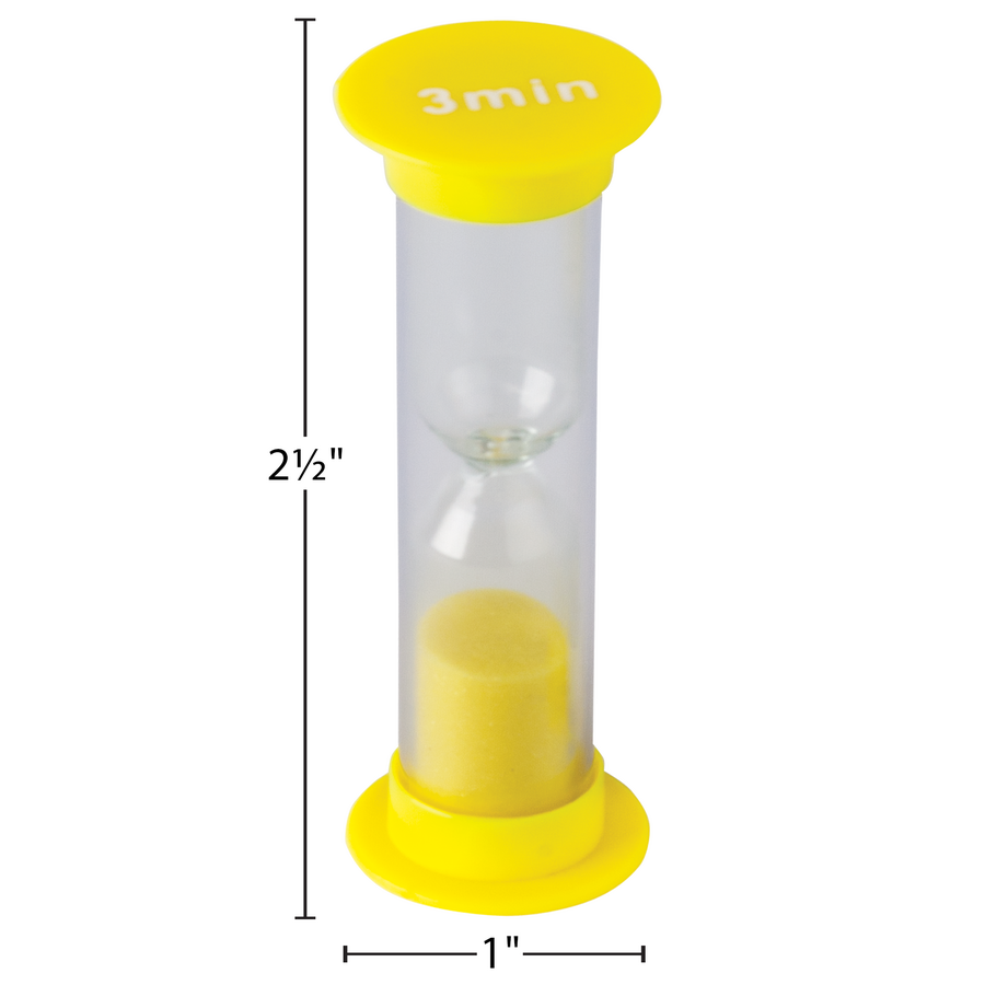 3 Minute Sand Timers - Mini - TCR20946 | Teacher Created Resources