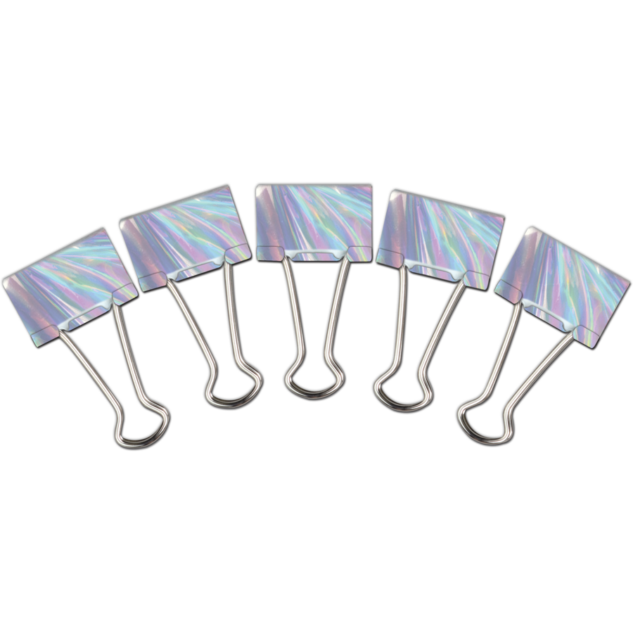 Iridescent Medium Binder Clips - TCR20971 | Teacher Created Resources