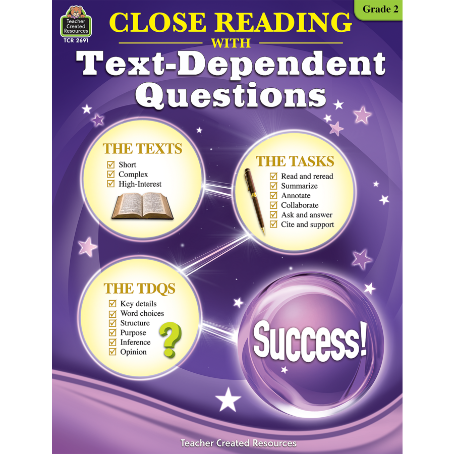 Close Reading Using Text-Dependent Questions Grade 2 - TCR2691 ...