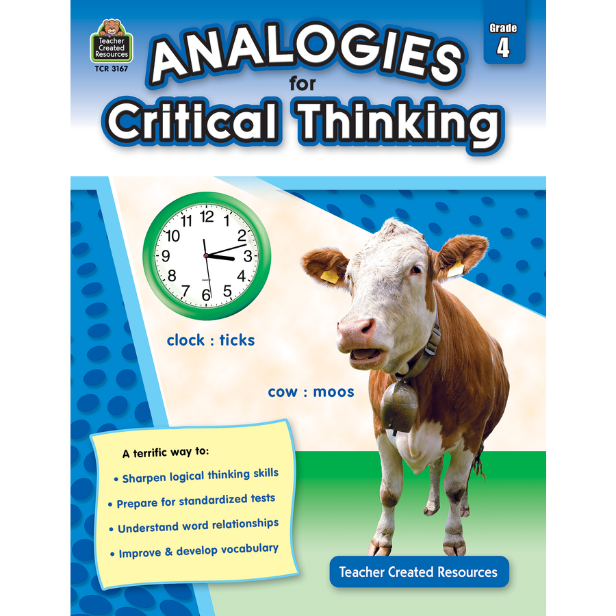 Analogies for Critical Thinking Grade 4 - TCR3167 | Teacher Created ...