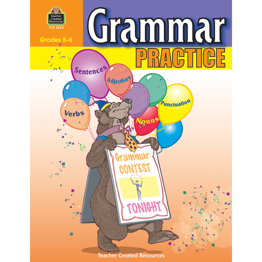 Grammar Practice for Grades 5-6 - TCR3622 | Teacher Created Resources
