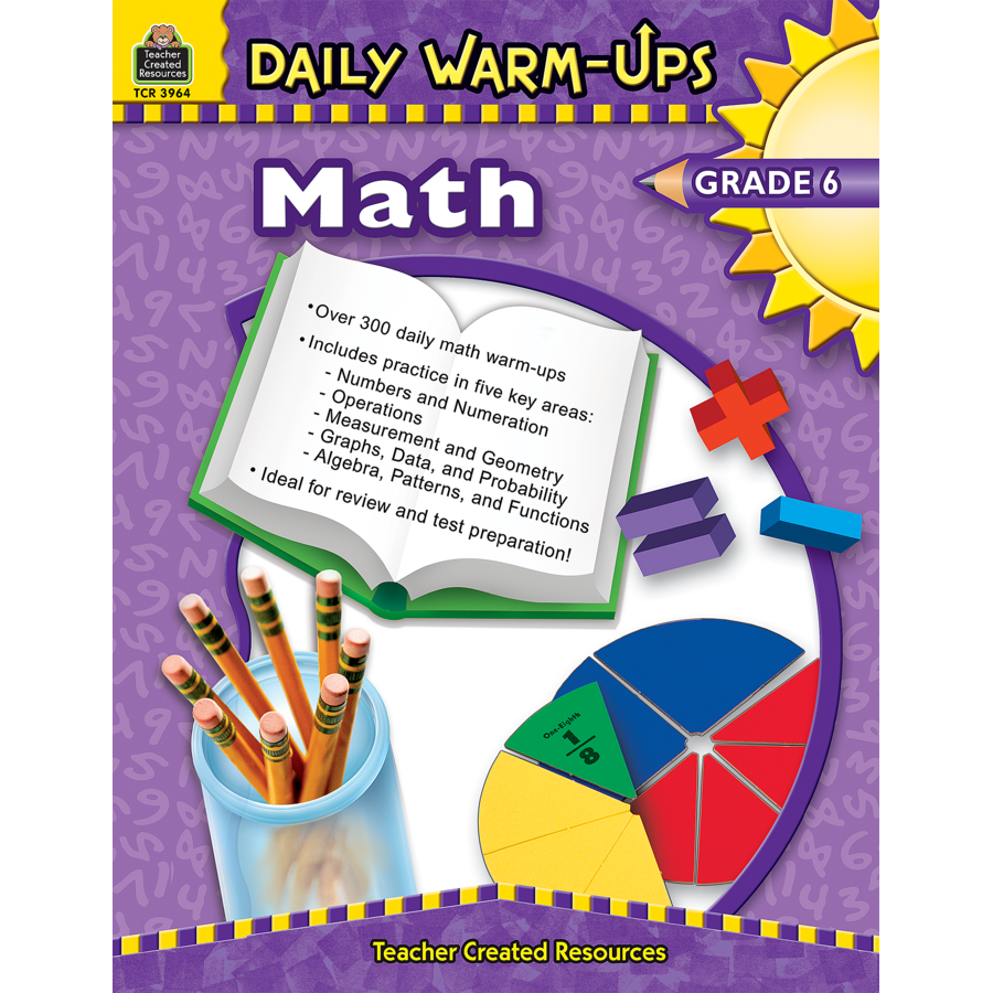 Daily Warm-Ups: Math, Grade 6 - TCR3964 | Teacher Created Resources