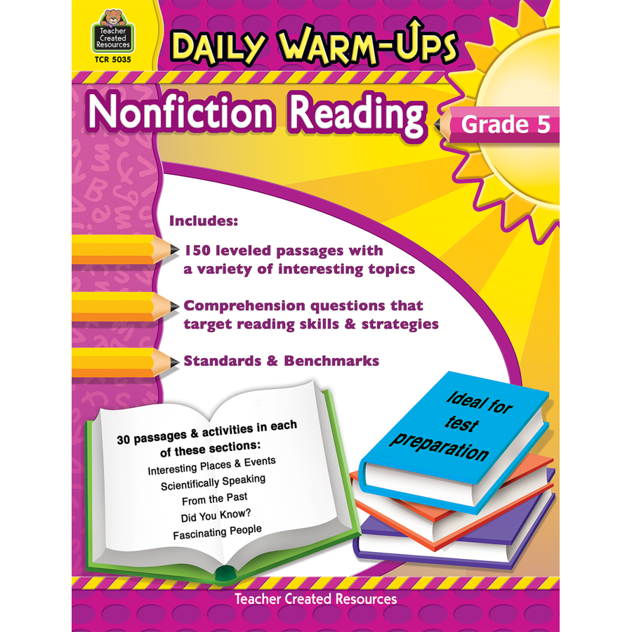 Daily Warm-Ups: Nonfiction Reading Grade 5 - TCR5035 | Teacher Created ...