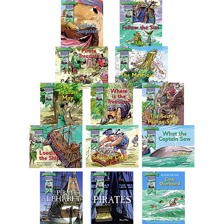Pirate Cove Emergent Reader Set (13 bks) - TCR51115 | Teacher Created ...
