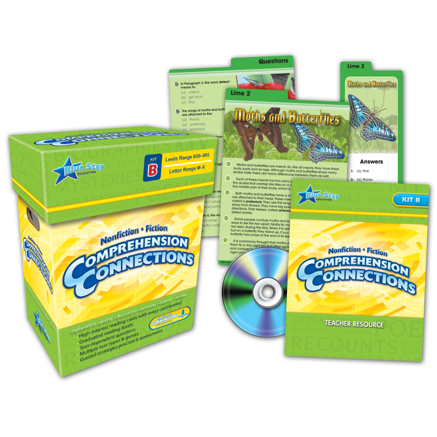 Comprehension Connections Kit B Grades 3-5 - TCR51417 | Teacher Created ...