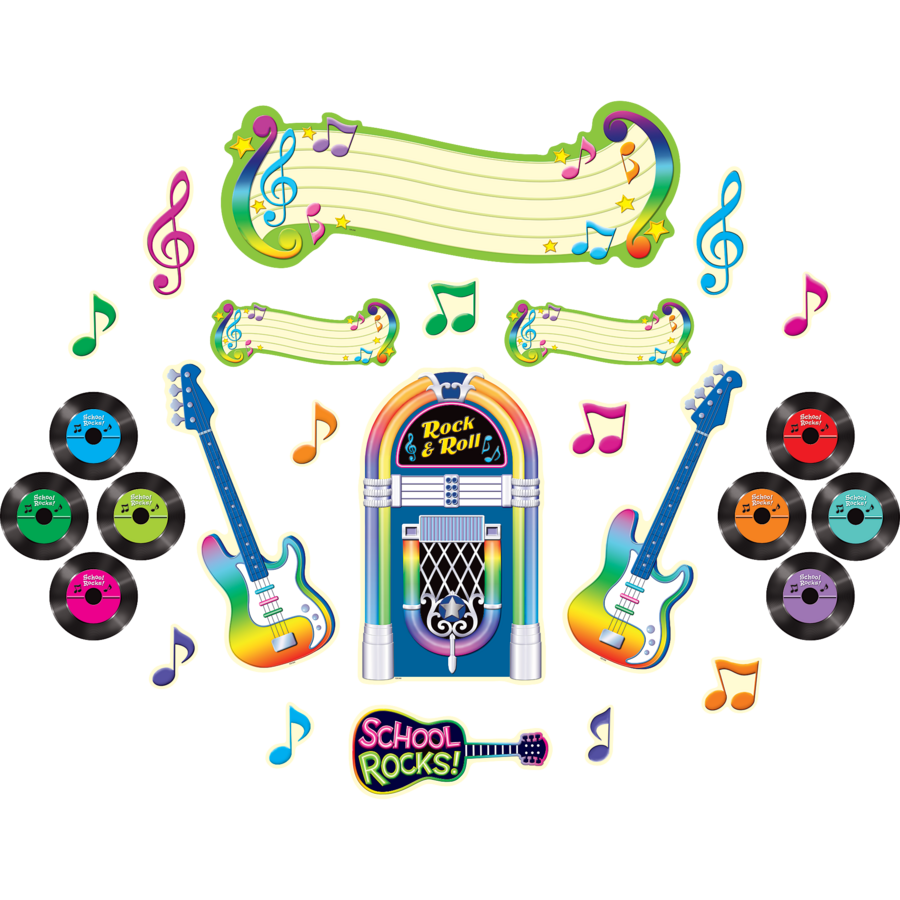 School Rocks Bulletin Board Display Set - TCR5145 | Teacher Created ...