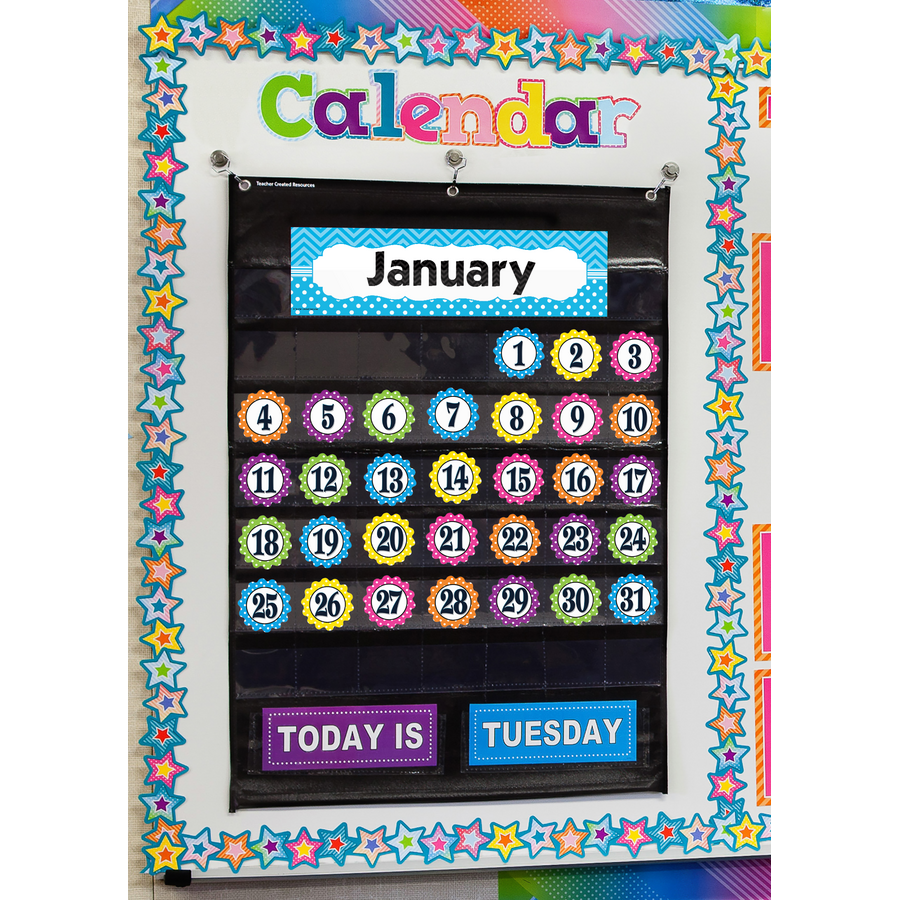 Polka Dot Flowers Calendar Days - TCR5279 | Teacher Created Resources