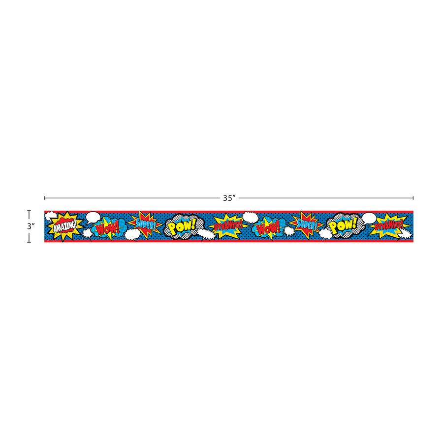 Superhero Straight Border Trim - TCR5586 | Teacher Created Resources