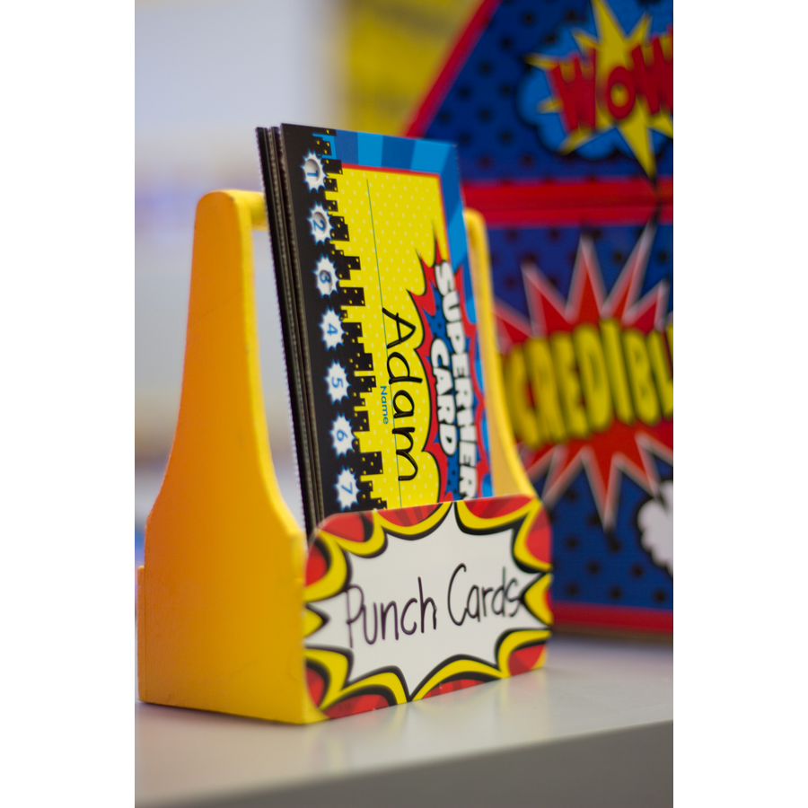 Superhero Punch Cards - TCR5607 | Teacher Created Resources