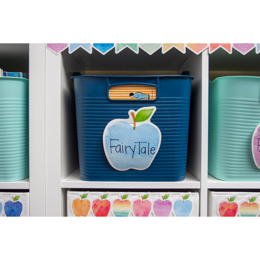 Watercolor Apples Accents - TCR5611 | Teacher Created Resources