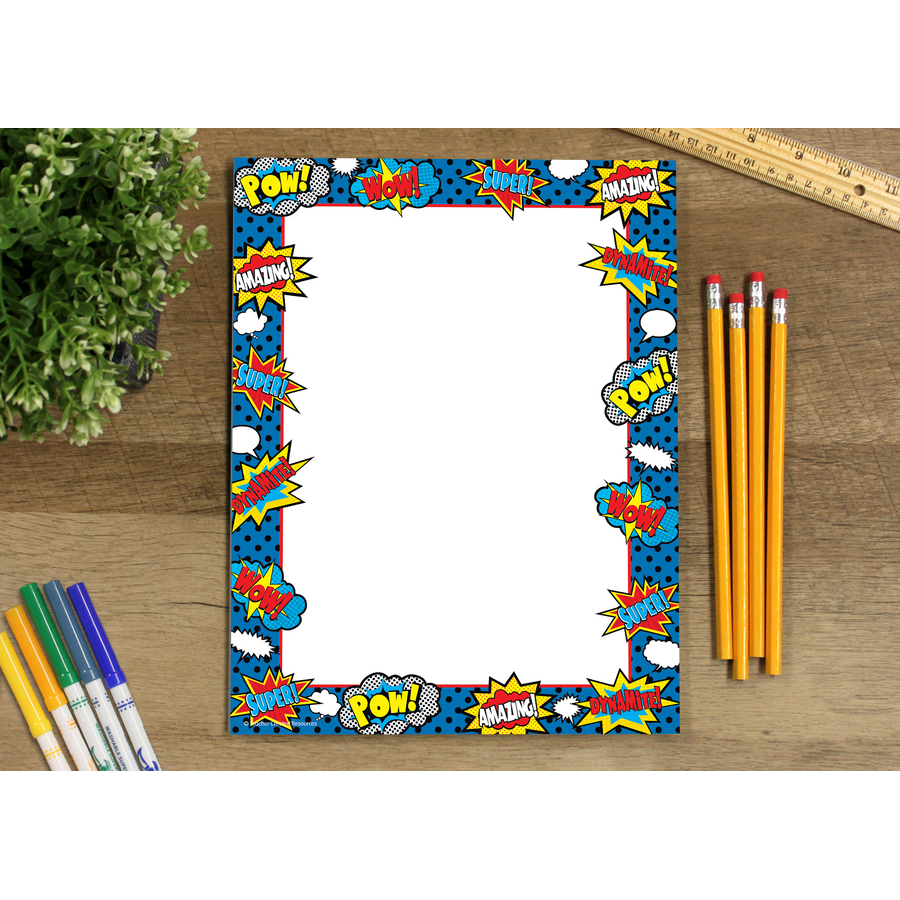 Superhero Computer Paper - TCR5629 | Teacher Created Resources