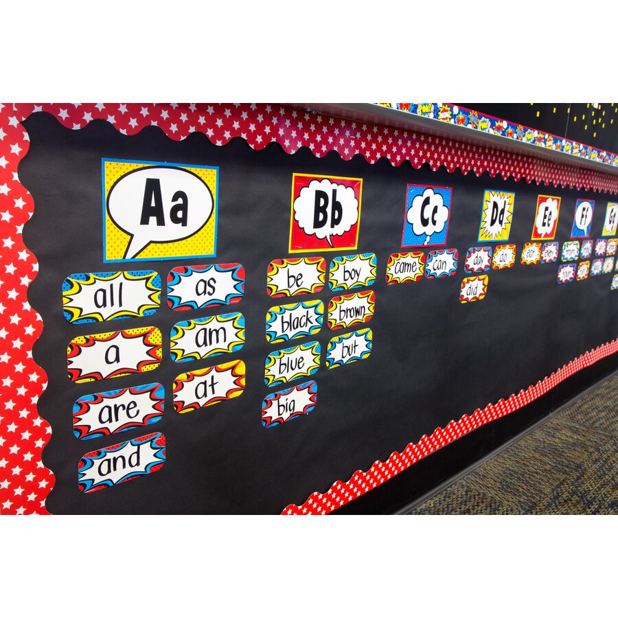 Superhero Alphabet Word Wall Bulletin Board Display Set - TCR5847 ...