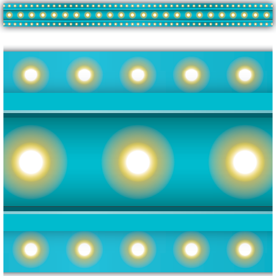 Light Blue Marquee Straight Border Trim - TCR5889 | Teacher Created ...
