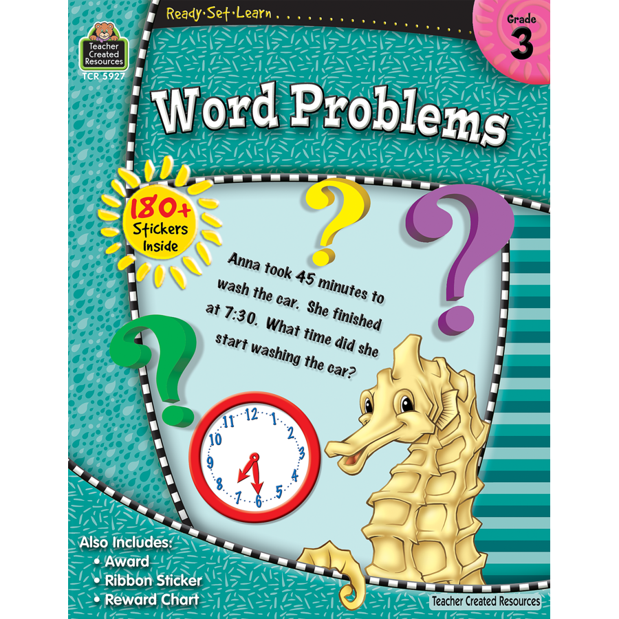 Ready-Set-Learn: Word Problems Grade 3 - TCR5927 | Teacher Created ...