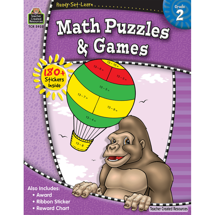 Ready-Set-Learn: Math Puzzles and Games Grade 2 - TCR5935 | Teacher ...