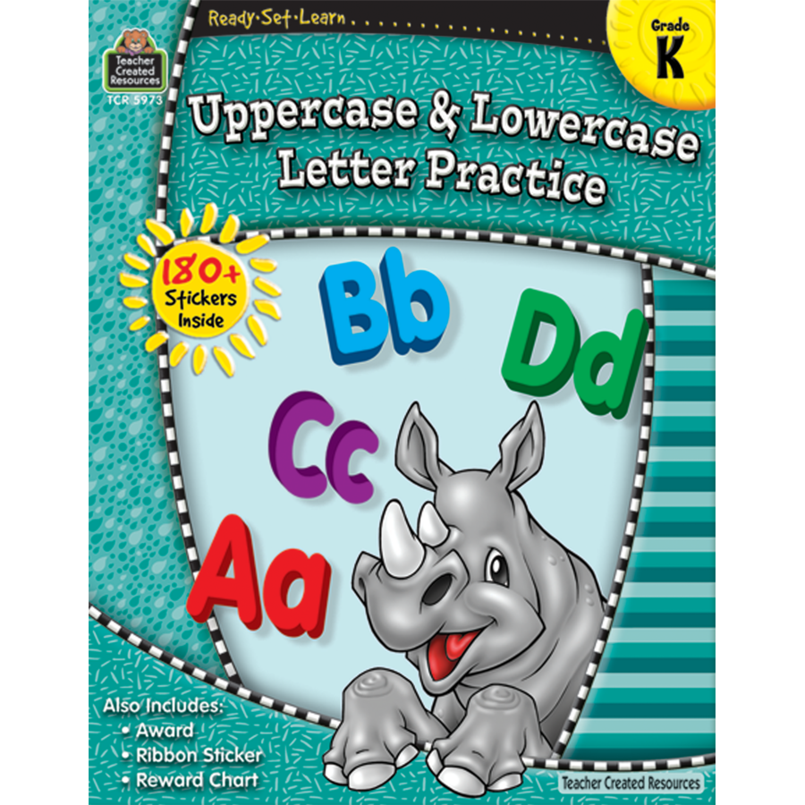 Ready-Set-Learn: Uppercase and Lowercase Letter Practice Gr. K ...