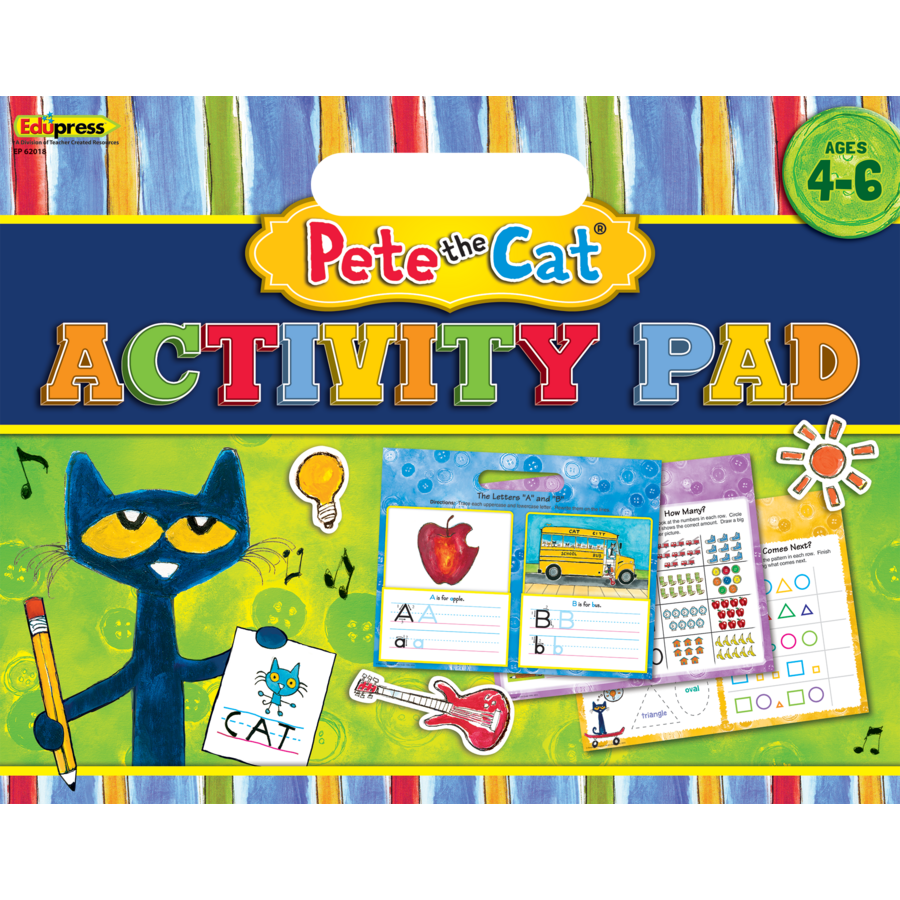 Pete the Cat Activity Pad - TCR62018 | Teacher Created Resources