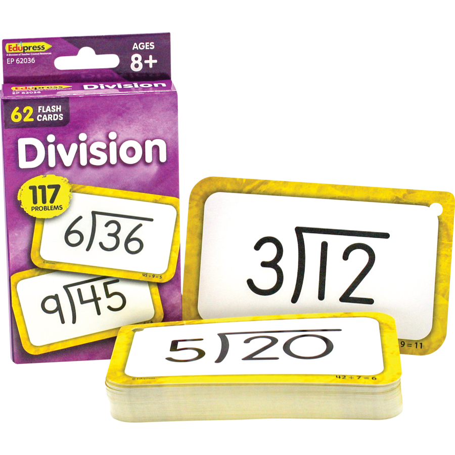 Division Flash Cards - TCR62036 | Teacher Created Resources