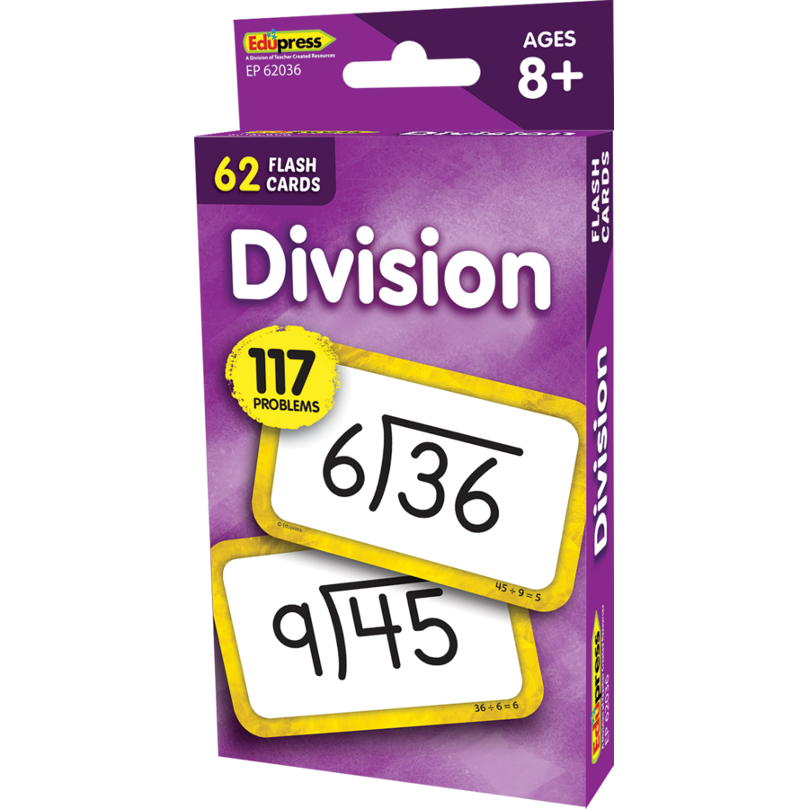 Division Flash Cards - TCR62036 | Teacher Created Resources