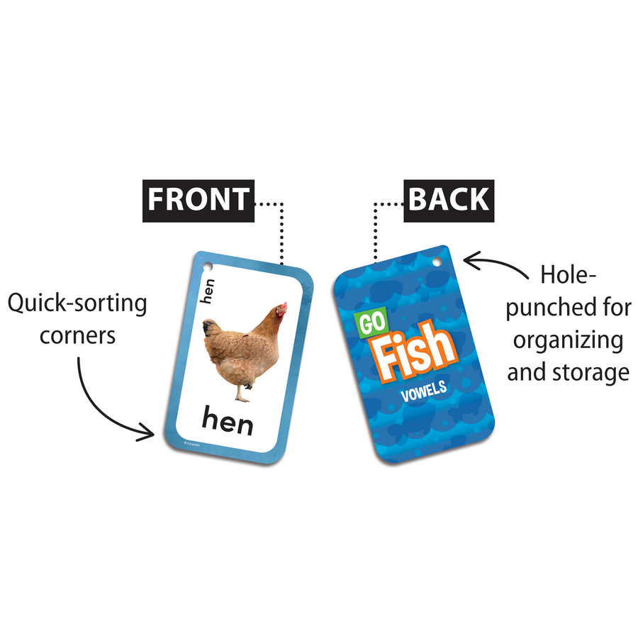 Go Fish Vowels Flash Cards - TCR62049 | Teacher Created Resources