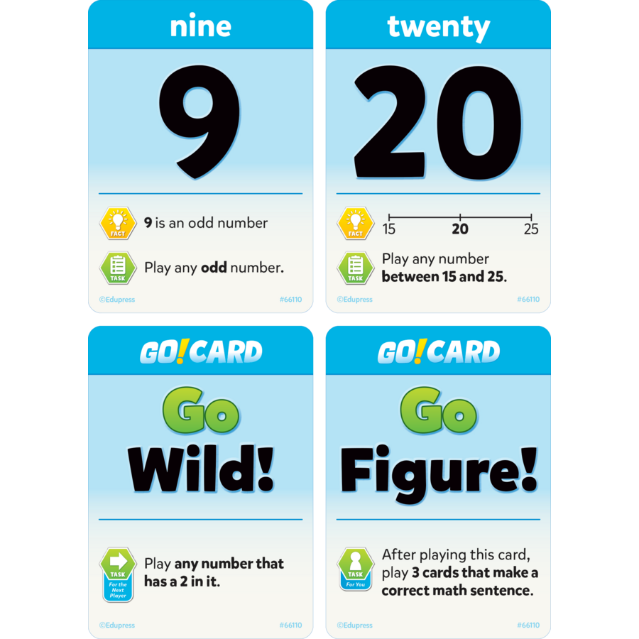 It's GO Time! Card Game - TCR66110 | Teacher Created Resources