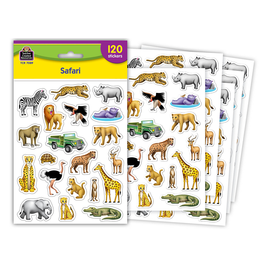 Safari Stickers - TCR7089 | Teacher Created Resources