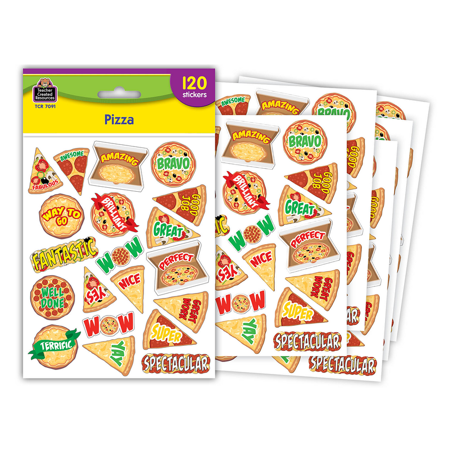 Pizza Stickers - TCR7091 | Teacher Created Resources