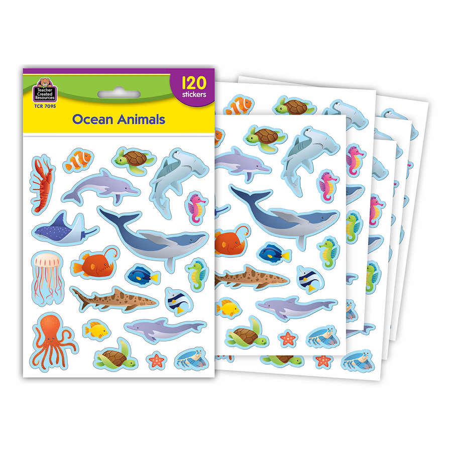 Ocean Animals Stickers - TCR7095 | Teacher Created Resources