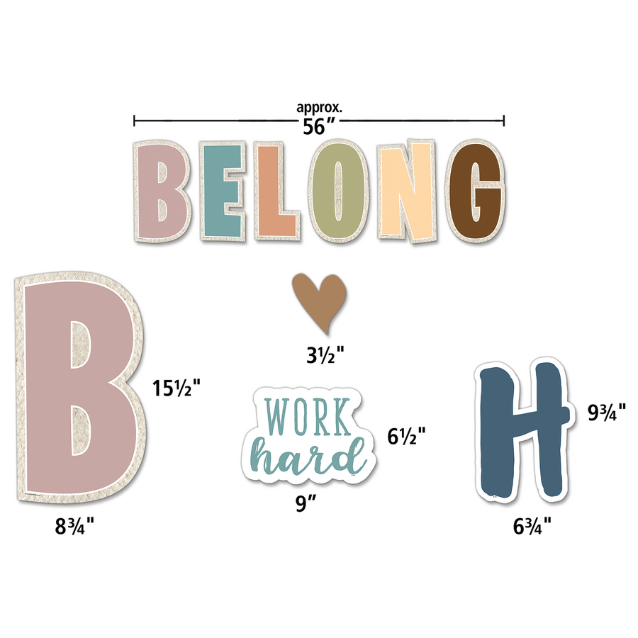 Everyone is Welcome You Belong Here Bulletin Board - TCR7168 | Teacher ...