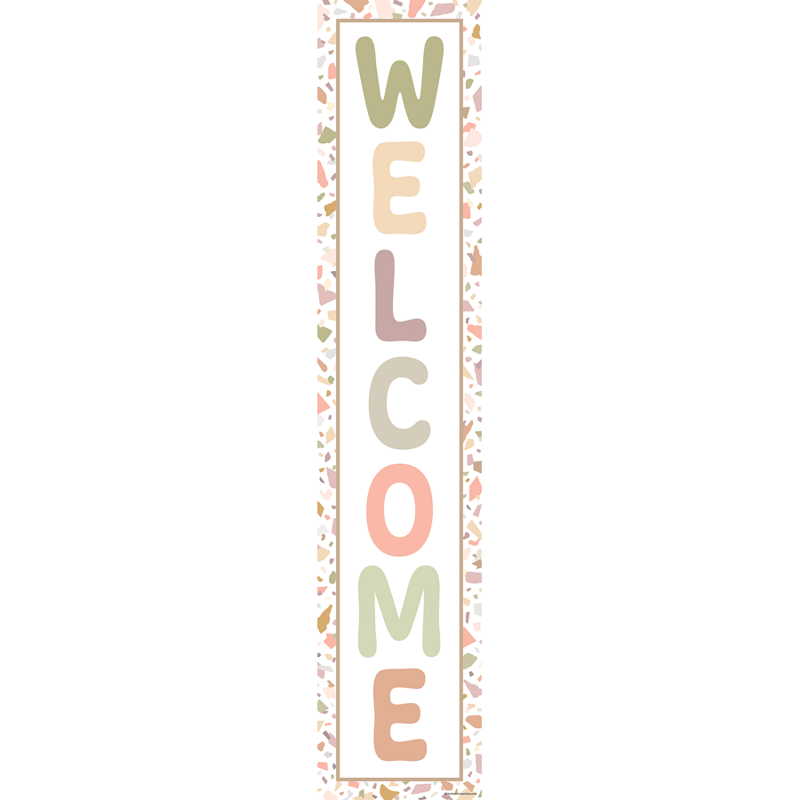 Terrazzo Tones Welcome Banner - TCR7218 | Teacher Created Resources