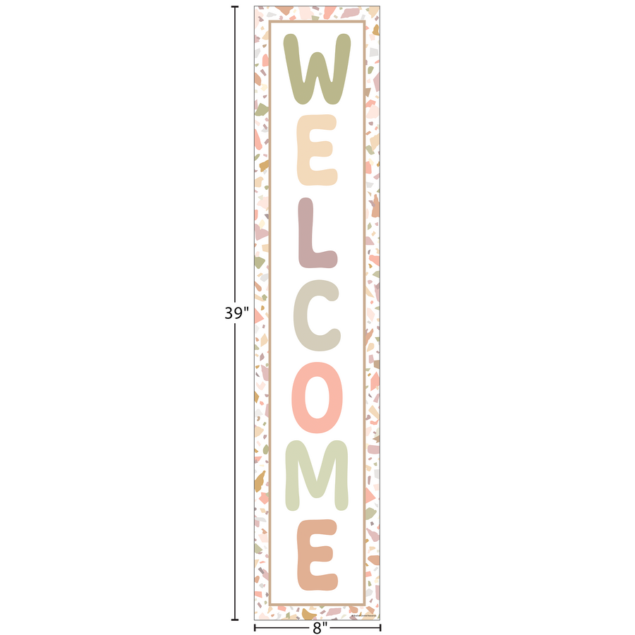 Terrazzo Tones Welcome Banner - TCR7218 | Teacher Created Resources
